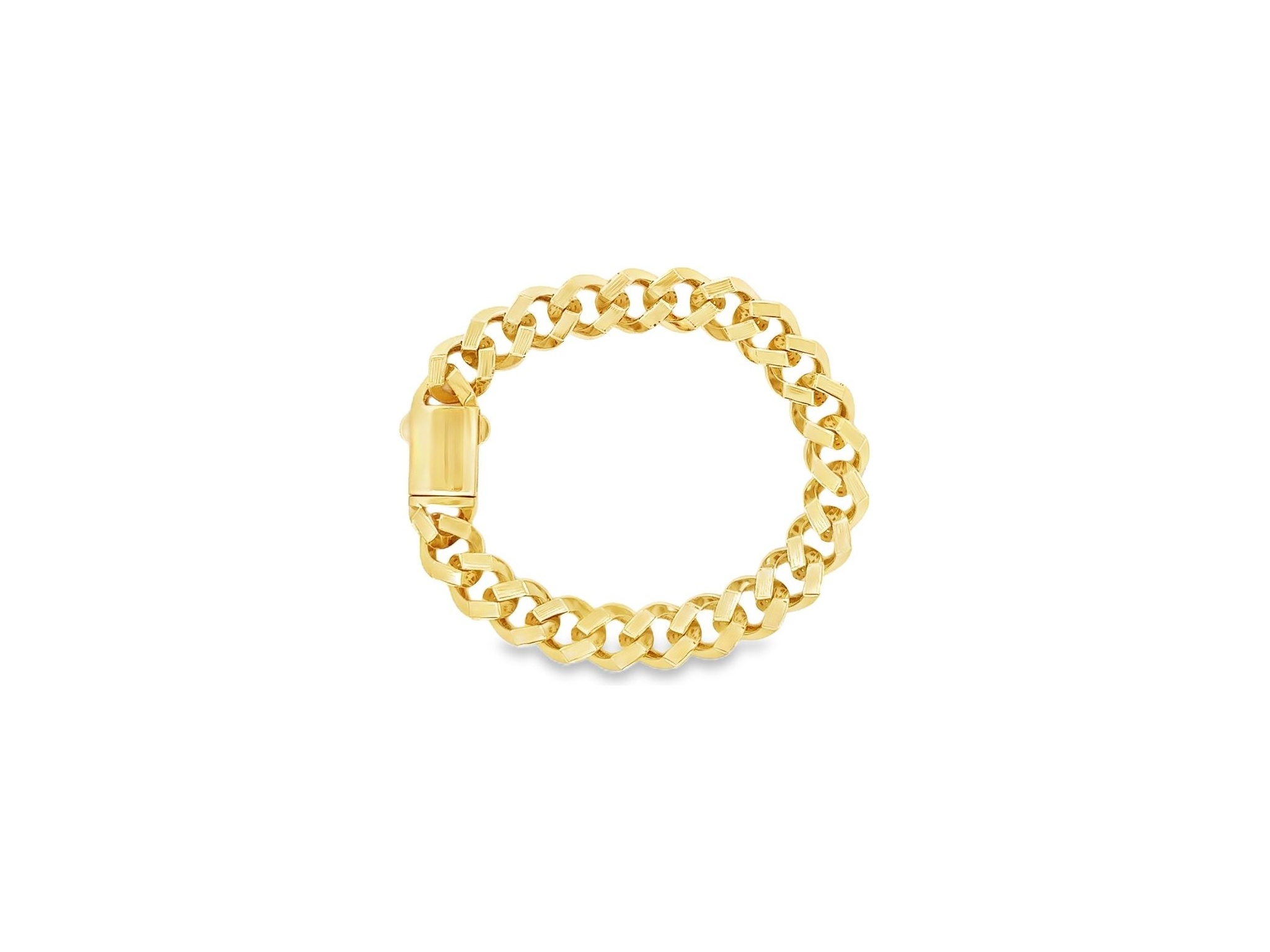 18K Yellow Gold Cuban Link Bracelet